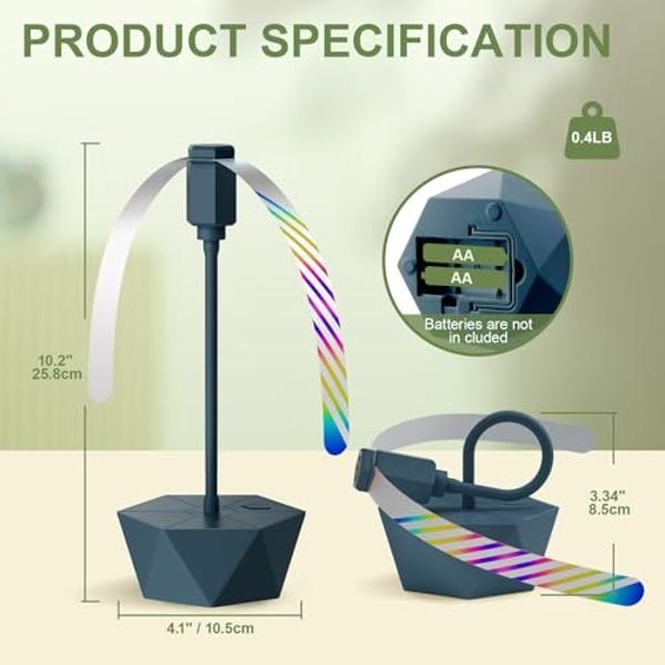 PELONIS Table Fan 12-Inch, 120° Oscillating Table Fan Small Portable ...
