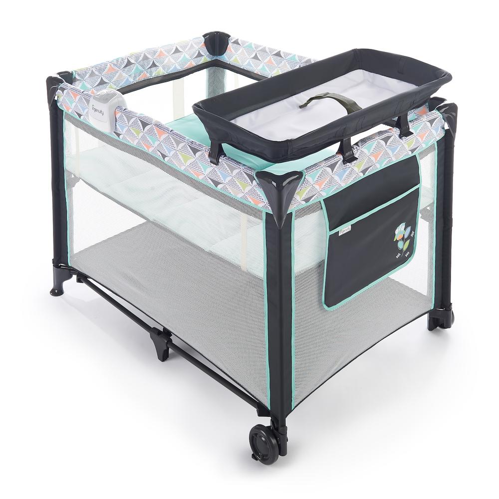 Cuna Corral Plegable Con Cambiador, Musica Y Luz Ingenuity