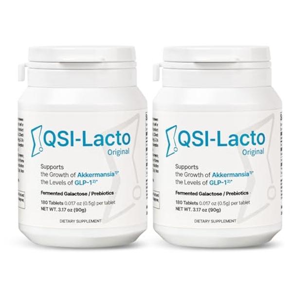 QSI-Lacto Original 2 Packs, 180 Servings, Naturally Supports GLP-1 ...