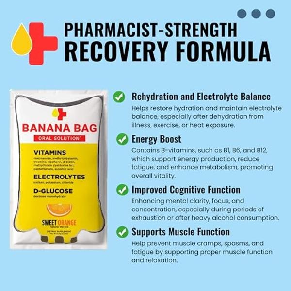 Banana Bag Oral Solution Recovery Packets – Sweet Orange 5pk | A ...