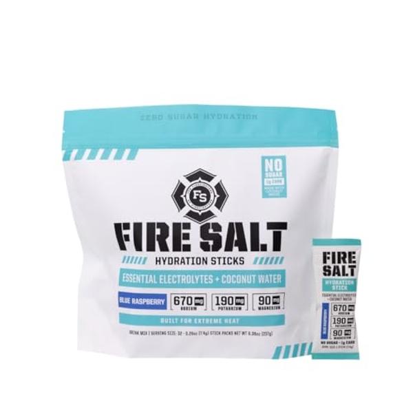 Fire Science Fire Salt Hydration Sticks, Electrolytes & Coconut Water ...