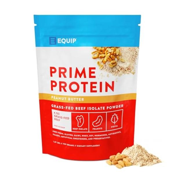 Equip Foods Prime Protein Powder | Clean, Grass Fed Beef Protein ...
