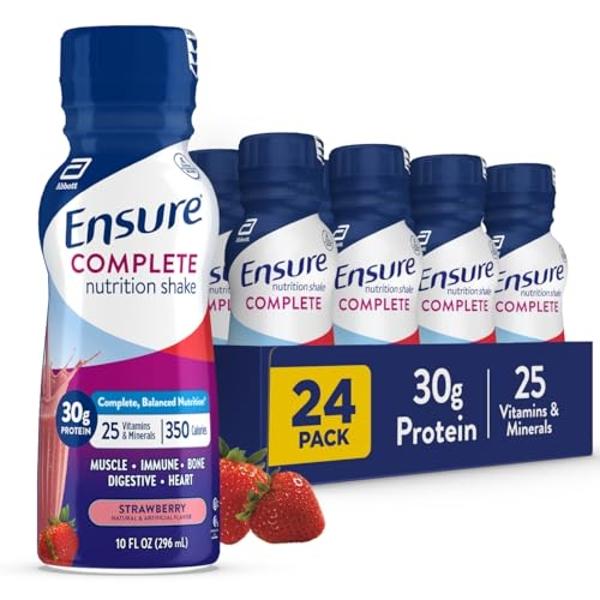 Ensure COMPLETE Nutrition Shake, 30g of Protein, Meal Replacement Shake ...