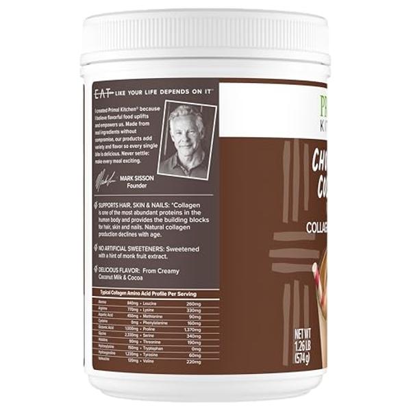 Bulletproof Chocolate Collagen Protein Powder with MCT Oil, 19g Protein ...