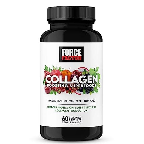 Force Factor Collagen Boosting Superfoods, Vegan Collagen Booster with ...