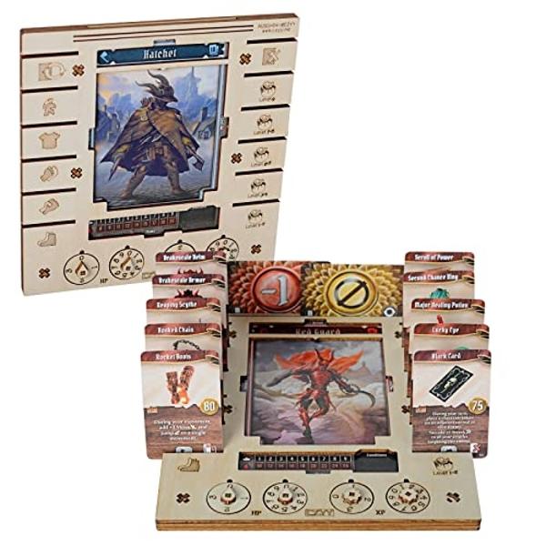 JOTL Player Character Dashboard with HP & XP Dial Trackers Set of 2 ...