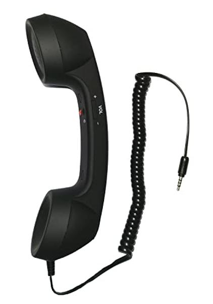 YTYKINOY Retro 3.5mm Telephone Handset Cell Phone Receiver Mic ...