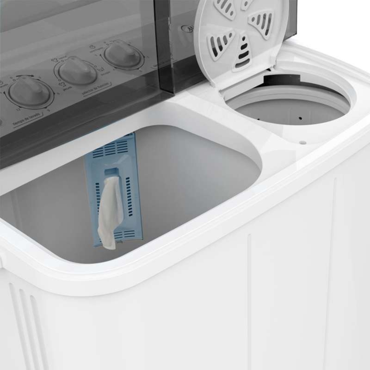 Lavadora Semiautomática Midea MLTT11M2NUCW Doble Tina 11Kg Blanca ALBY