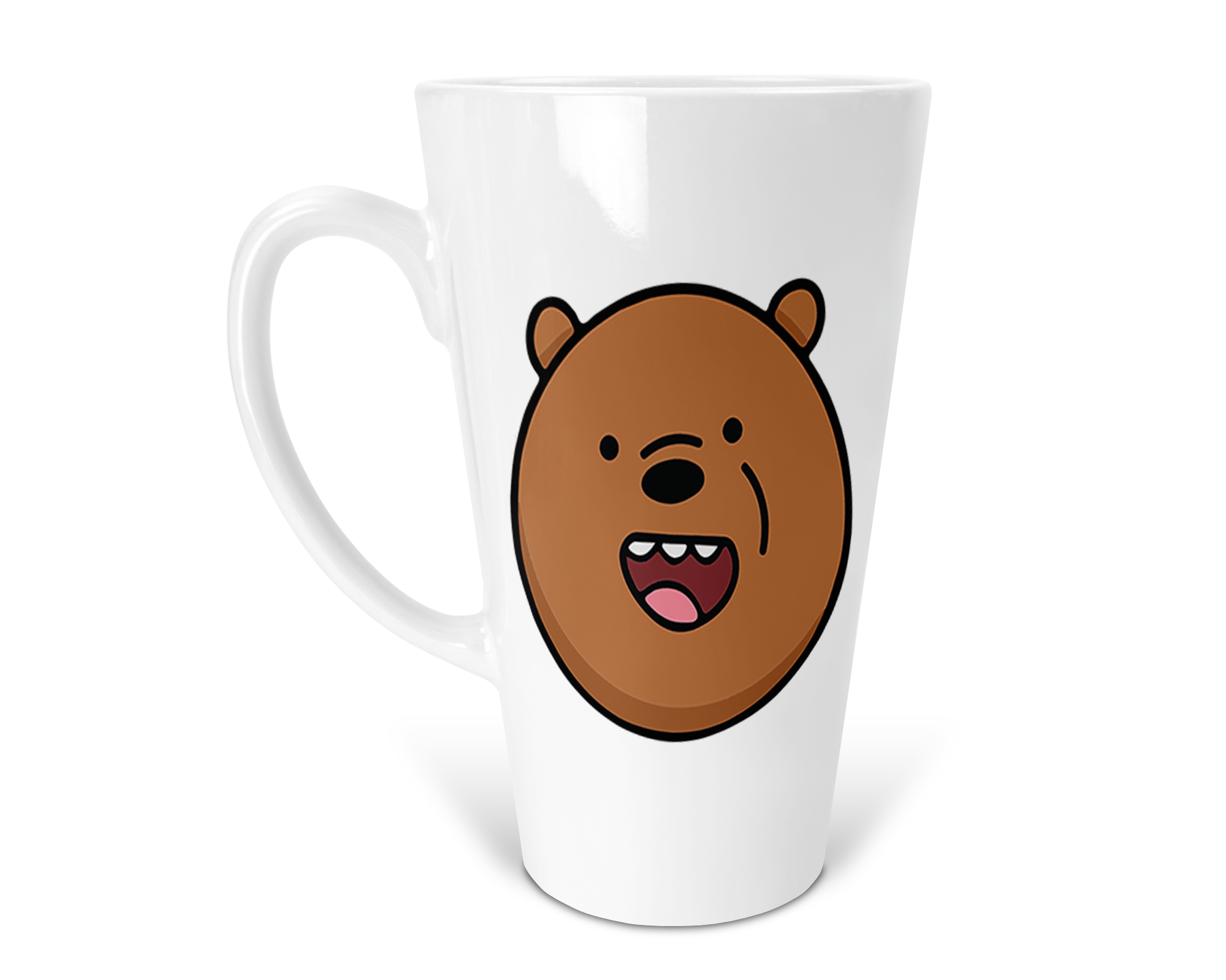 Taza Cónica blanca "Pardo" Oso Escandaloso | Osos Escandal | Capacidad ...