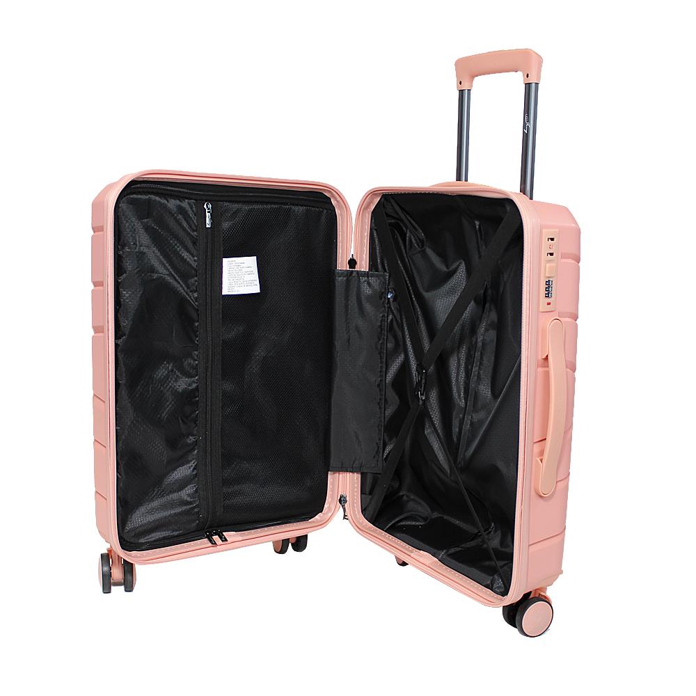MALETA JON Z-01 24" ROSA CLARO