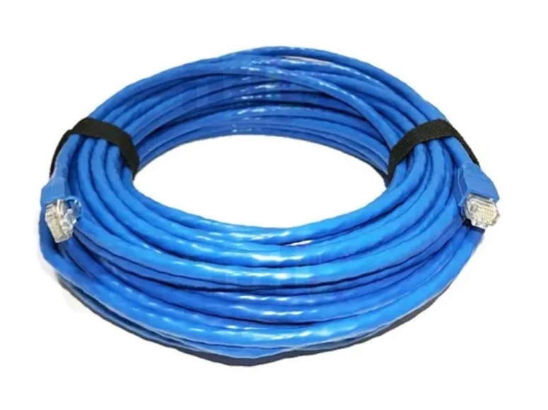 Cable De Red UTP Cat6E 15m Azul