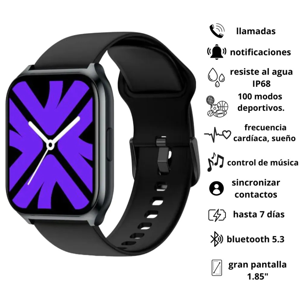 Smartwatch Filwans Gts Mini Azul + Audífonos G-tide L22
