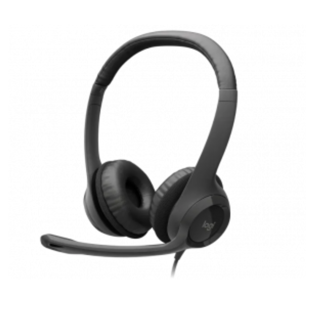 Logitech ClearChat Comfort Audífonos con Micrófono H390, Alámbrico