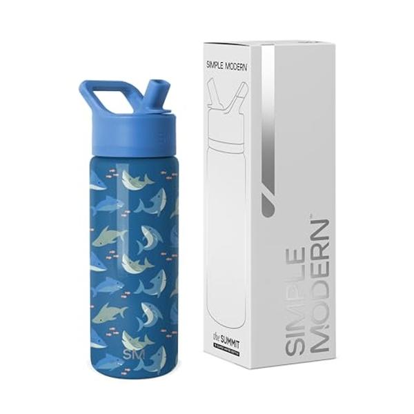 Botella de agua Summit para niños, sencilla y moderna, con tapa con ...