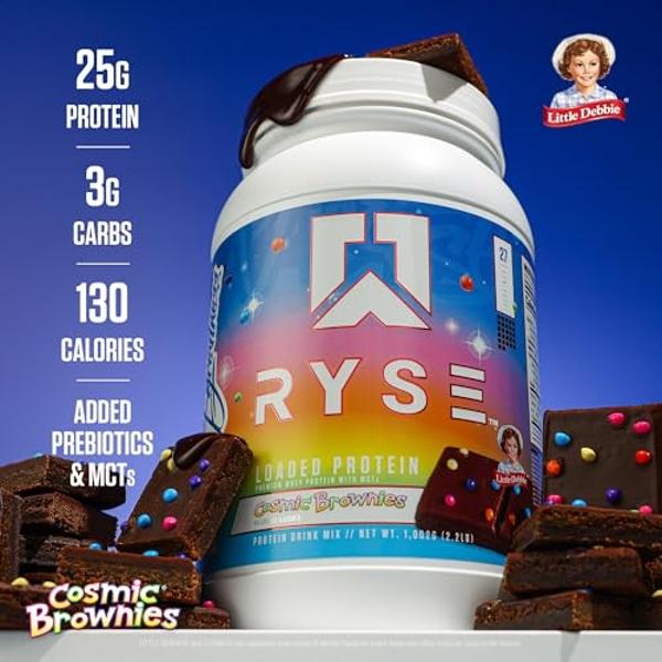 Proteína en polvo RYSE Loaded - Little Debbie Cosmic Brownie - 25 g de ...