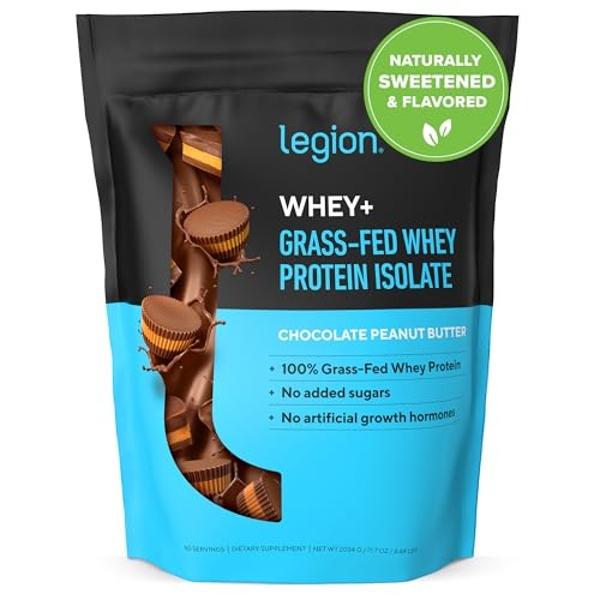 LEGION Whey+ Proteína de Suero Aislado de Vacas Alimentadas con Pasto ...