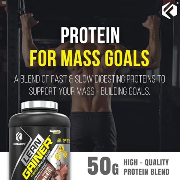 Forzagen Lean Gainer Premium Mass Builder | Proteína en polvo para ...