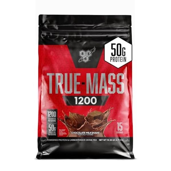 BSN TRUE-MASS - Proteína en polvo para ganar masa muscular, batido de ...