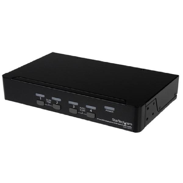 Switch KVM SV431DPUA, DisplayPort/USB, 4 Puertos.