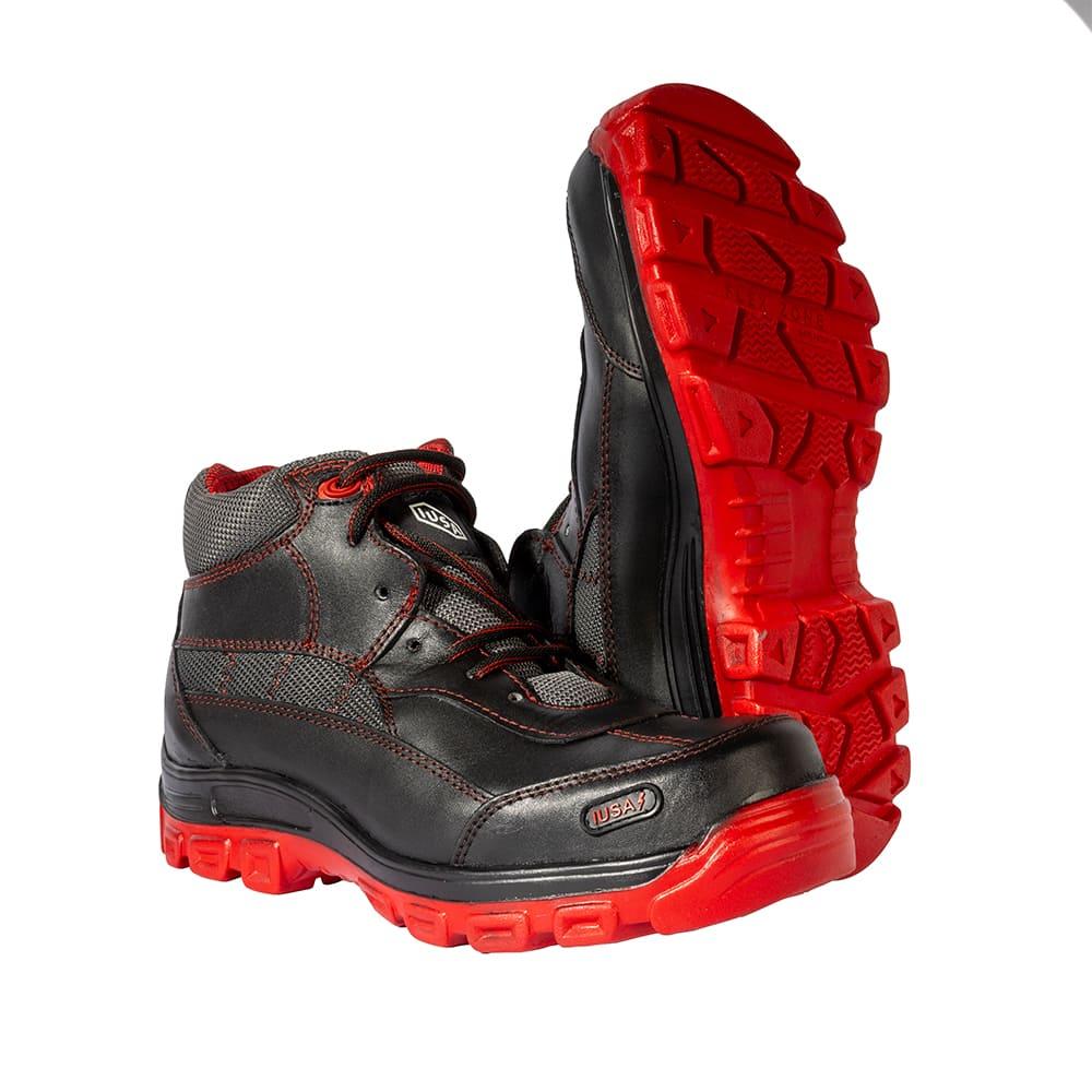 Botas de Seguridad Dialécticas, IUSA, con Suela Roja No. 27