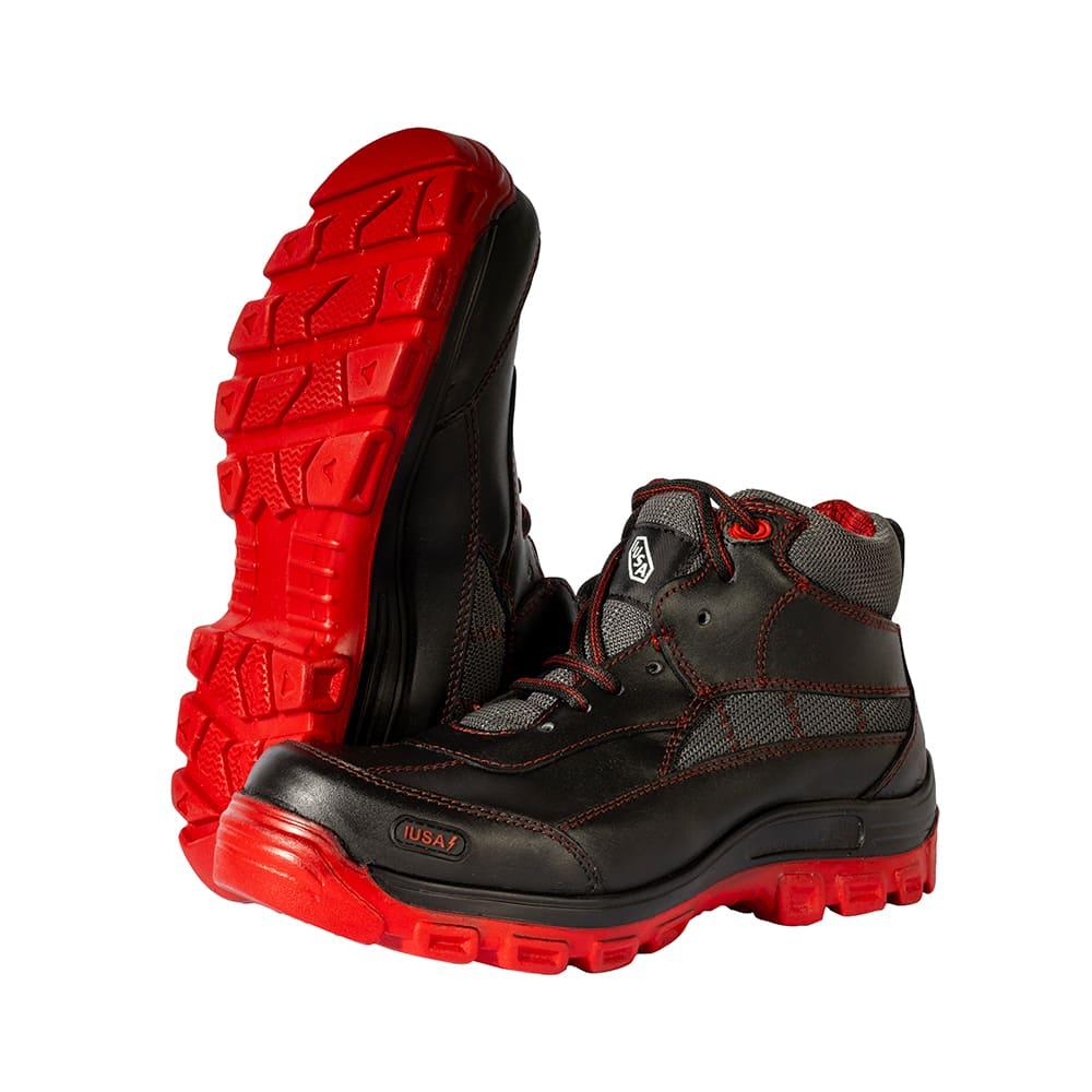 Botas de Seguridad Dialécticas, IUSA, con Suela Roja No. 27