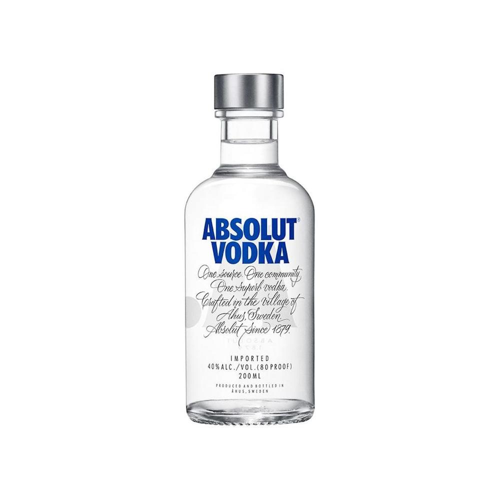 Pack de 12 Vodka Absolut Azul 200 ml