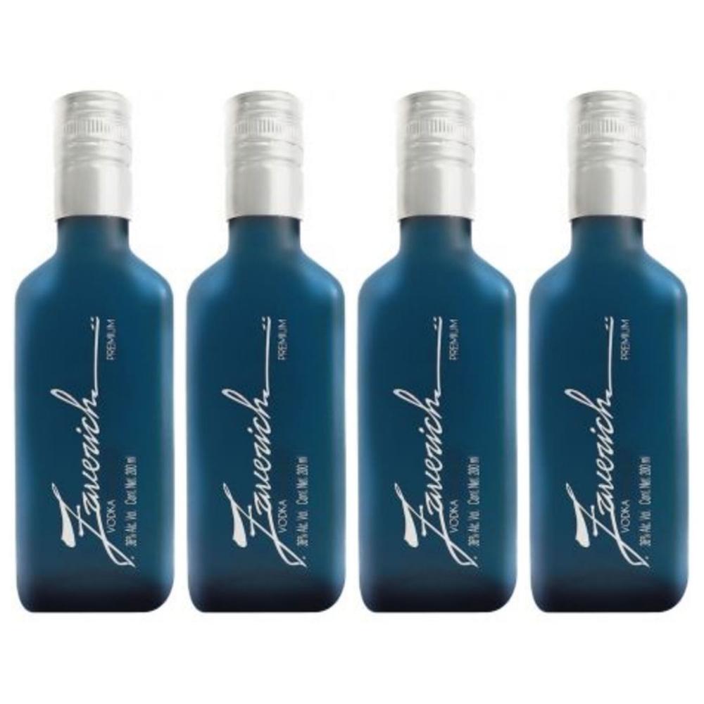 Pack de 4 Vodka Zaverich Premium 200 ml
