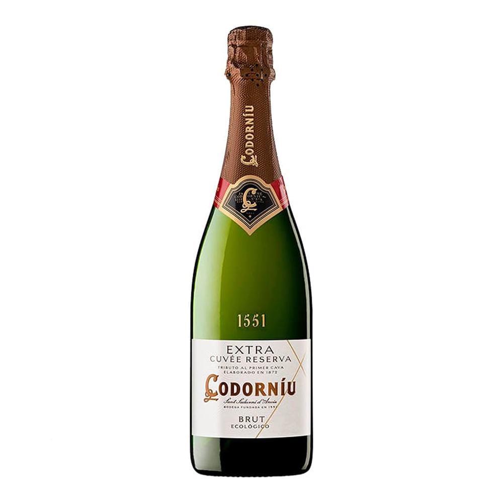 Pack de 4 Vino Espumoso Codorniu Blanco Extra Cuvee Rva Brut 750 ml