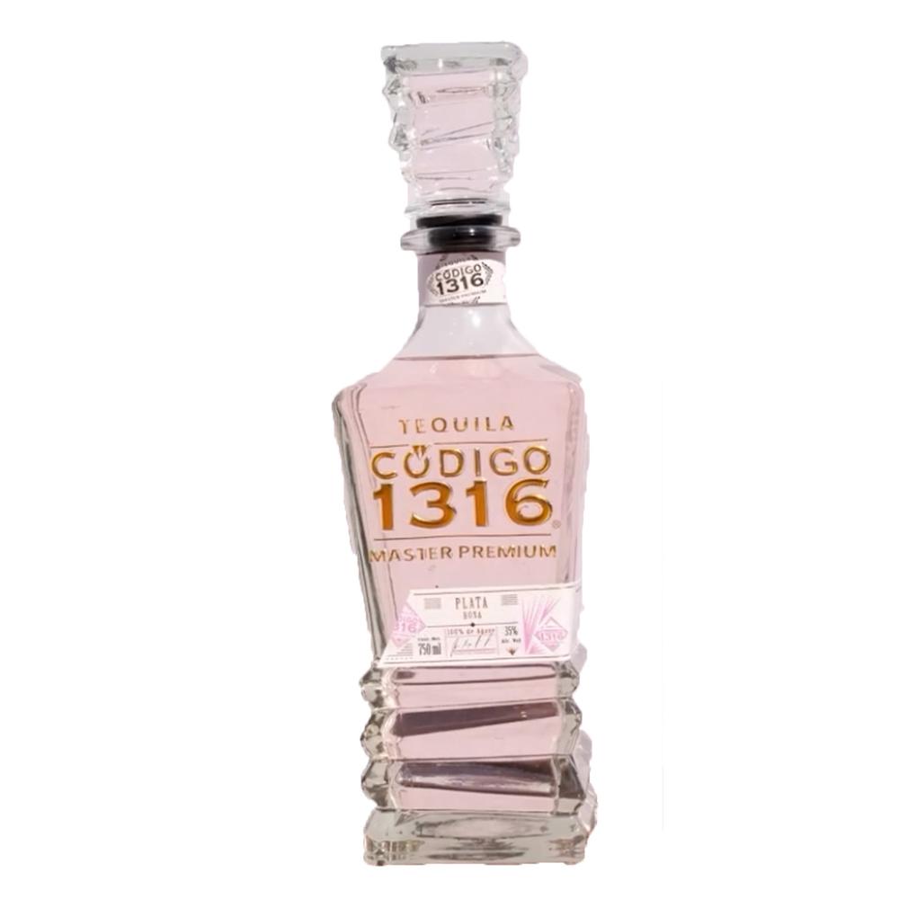 Paquete de 3 Tequila Código 1316 Plata Rosa 750 ml