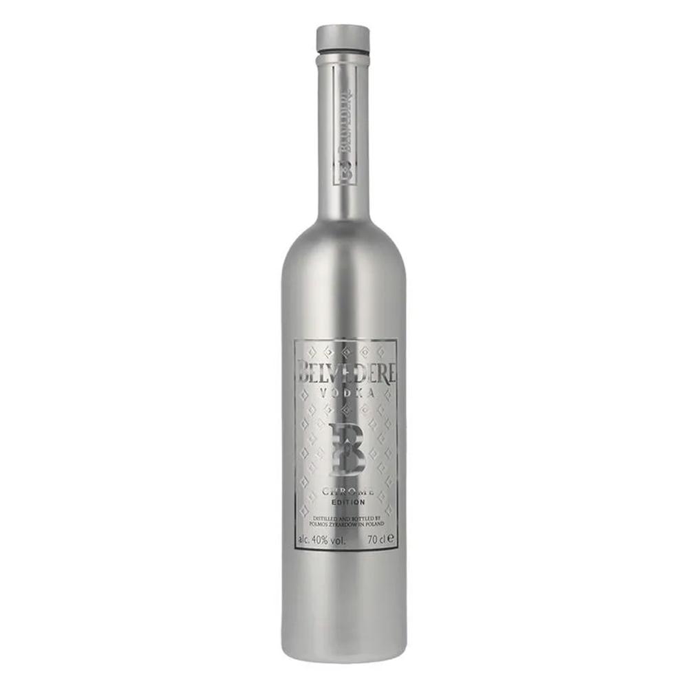 Pack de 6 Vodka Belvedere Chrome Edition 700 ml