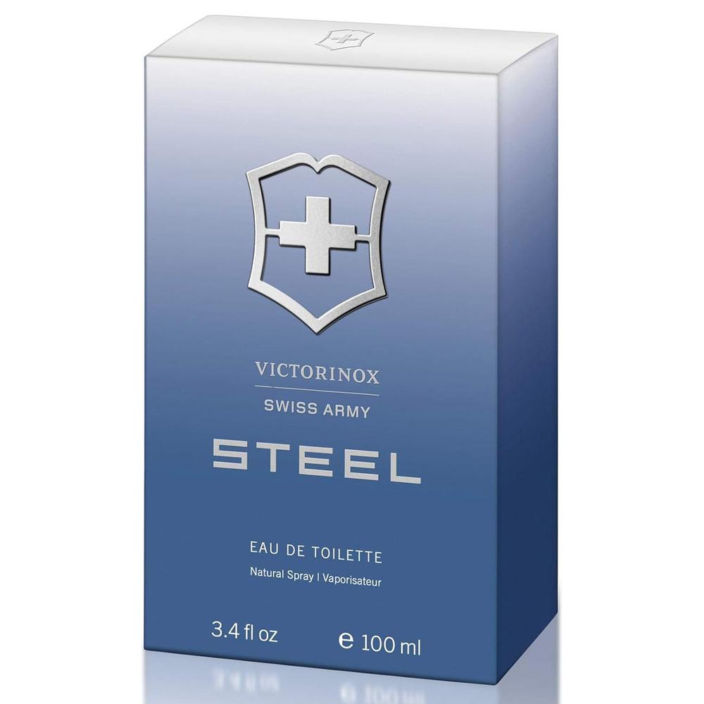 Loción Swiss Army Steel de Victorinox 100 ml EDT