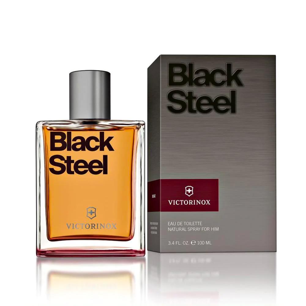 Loción Swiss Army Black Steel de Victorinox 100 ml EDT