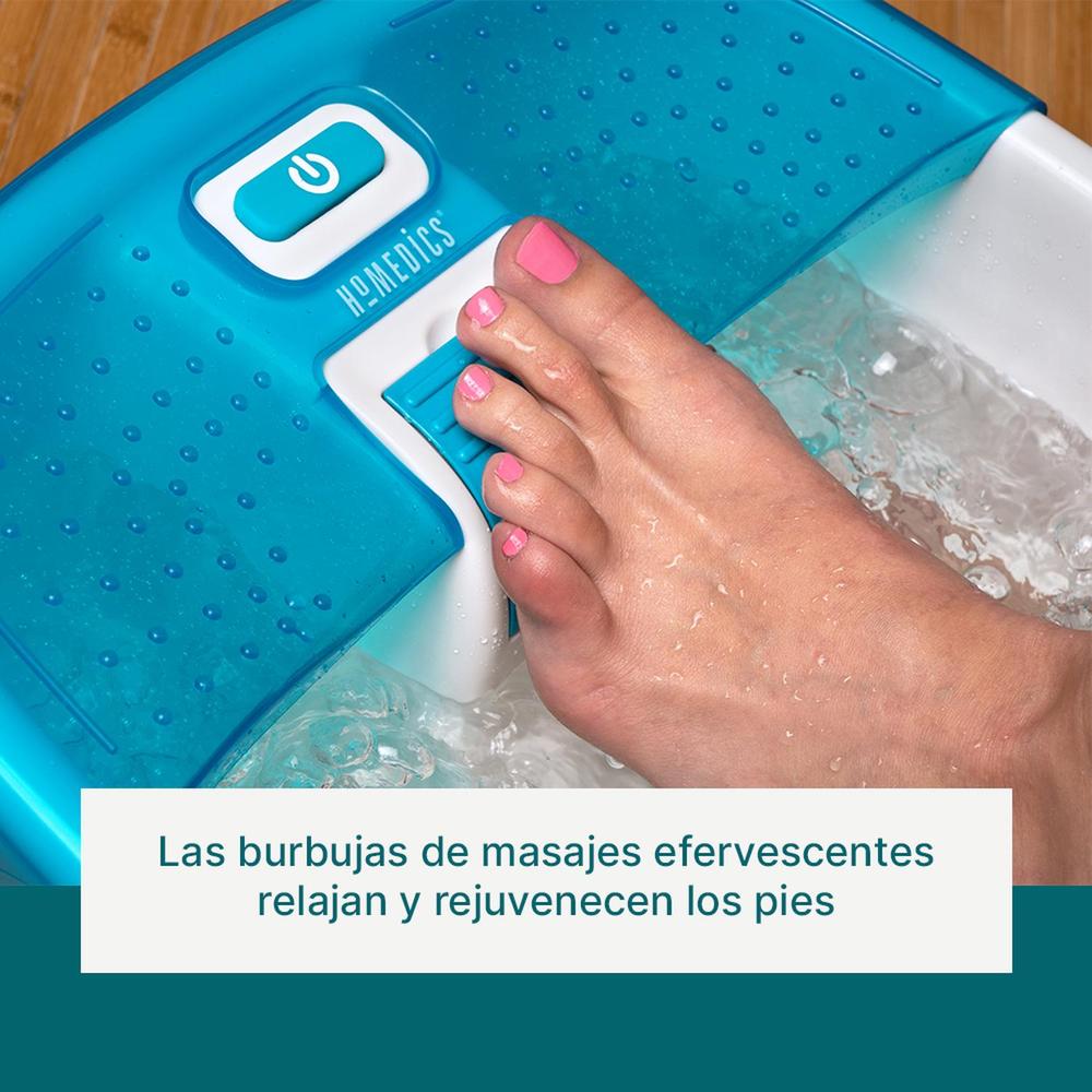 Spa de Pies Homedics con Burbujas Relajantes y Mantenimiento de Calor