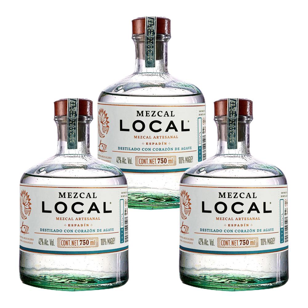 3x2 Mezcal Local Corazón de Agave 750ml