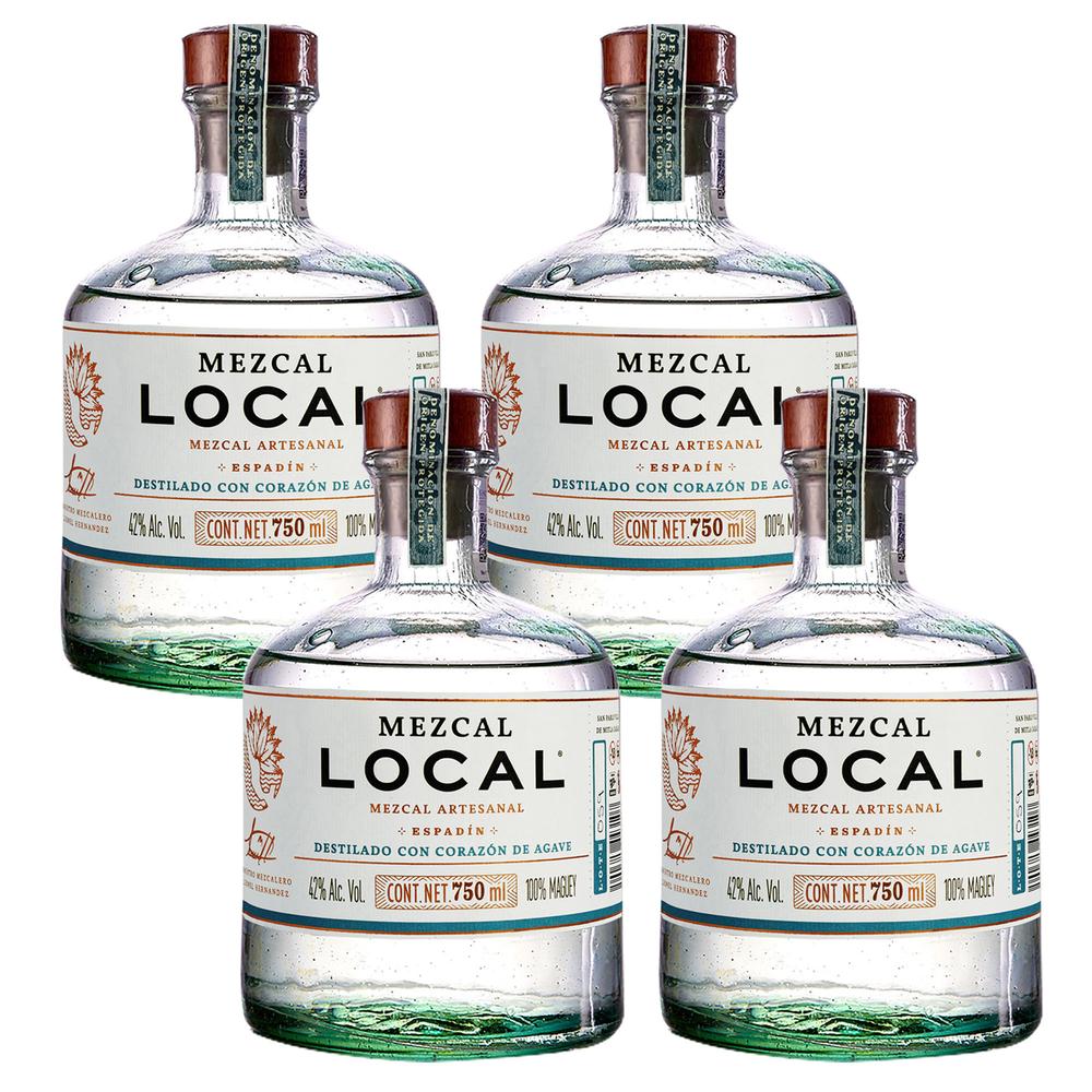 Pack de 4 Mezcal Local 750 ml
