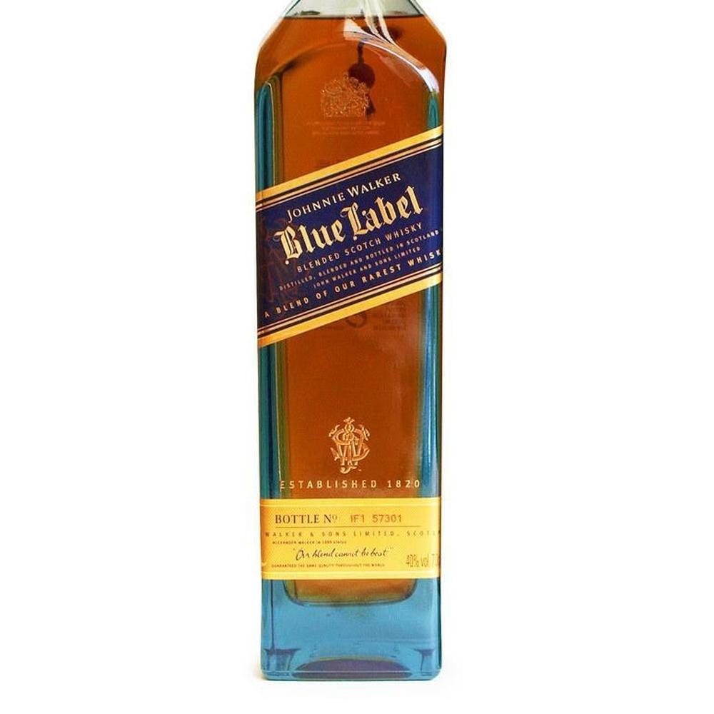 Pack de 2 Whisky Johnnie Walker Blend Blue Label 750 ml