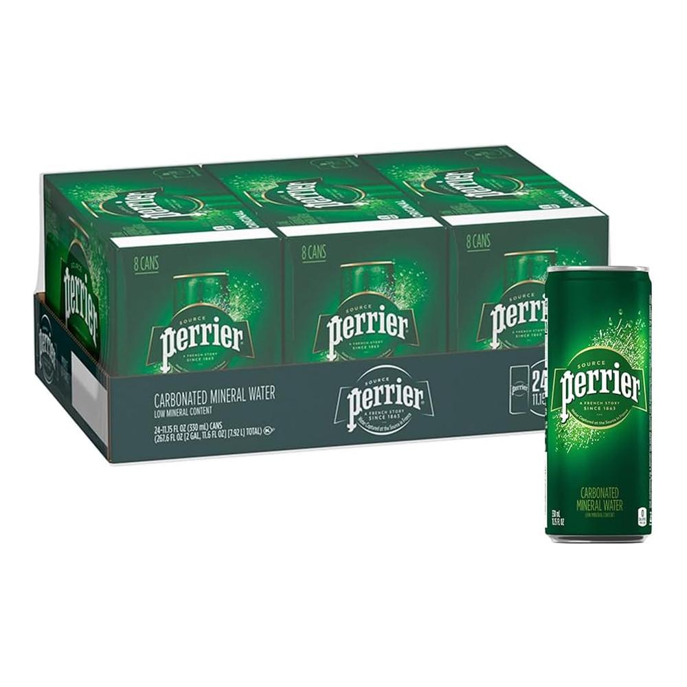 Pack 24 Agua Perrier Mineralizada Lata 330 ml + Whisky Jack Daniel's 700 ml