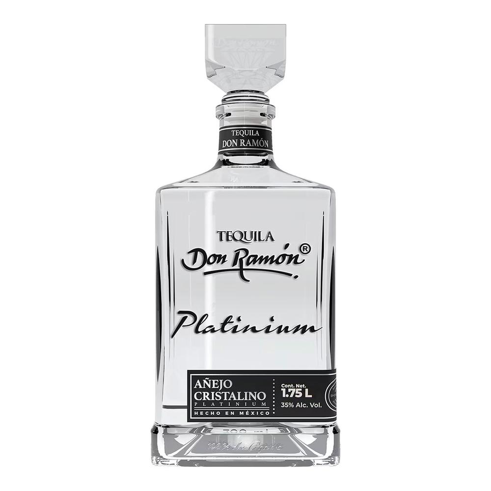 Pack de 4 Tequila Don Ramón Platinium Añejo Cristalino 1.75 L