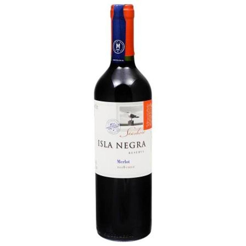Caja de 6 Vino Tinto Isla Negra Merlot 750 ml