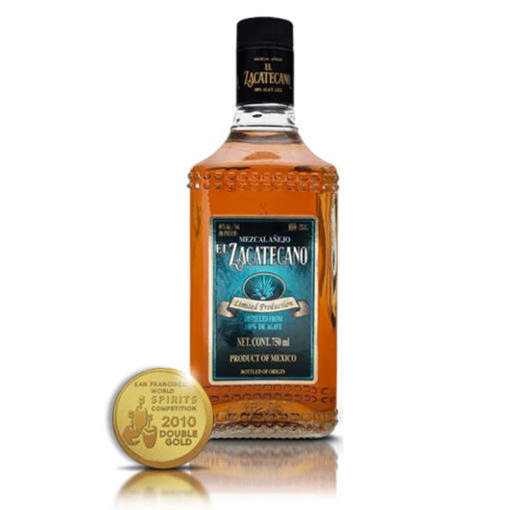 Caja de 12 Mezcal El Zacatecano Añejo 750 ml