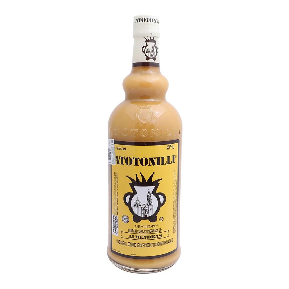 Caja de 12 Rompope Atotonilli Almendra 1 L