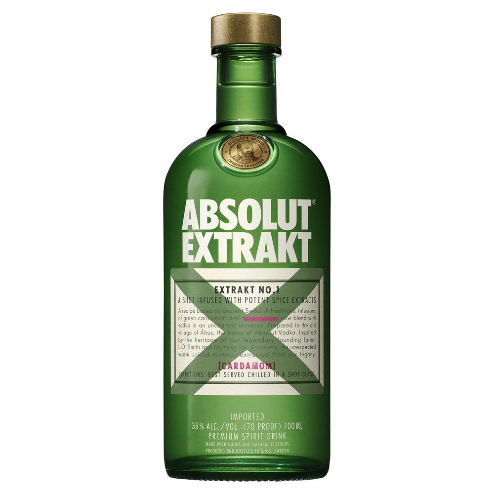 Pack de 6 Vodka Absolut Extrakt 700 ml