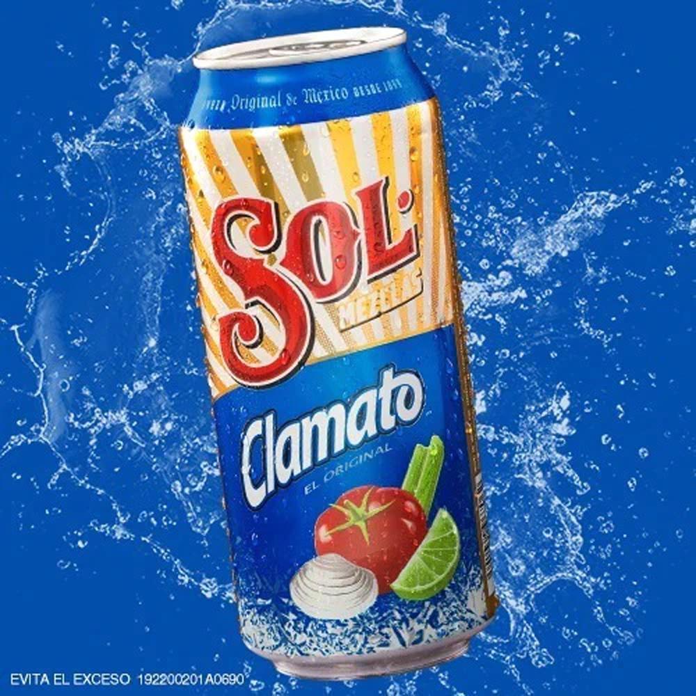 Cerveza Sol Clamato Lata 473 ml
