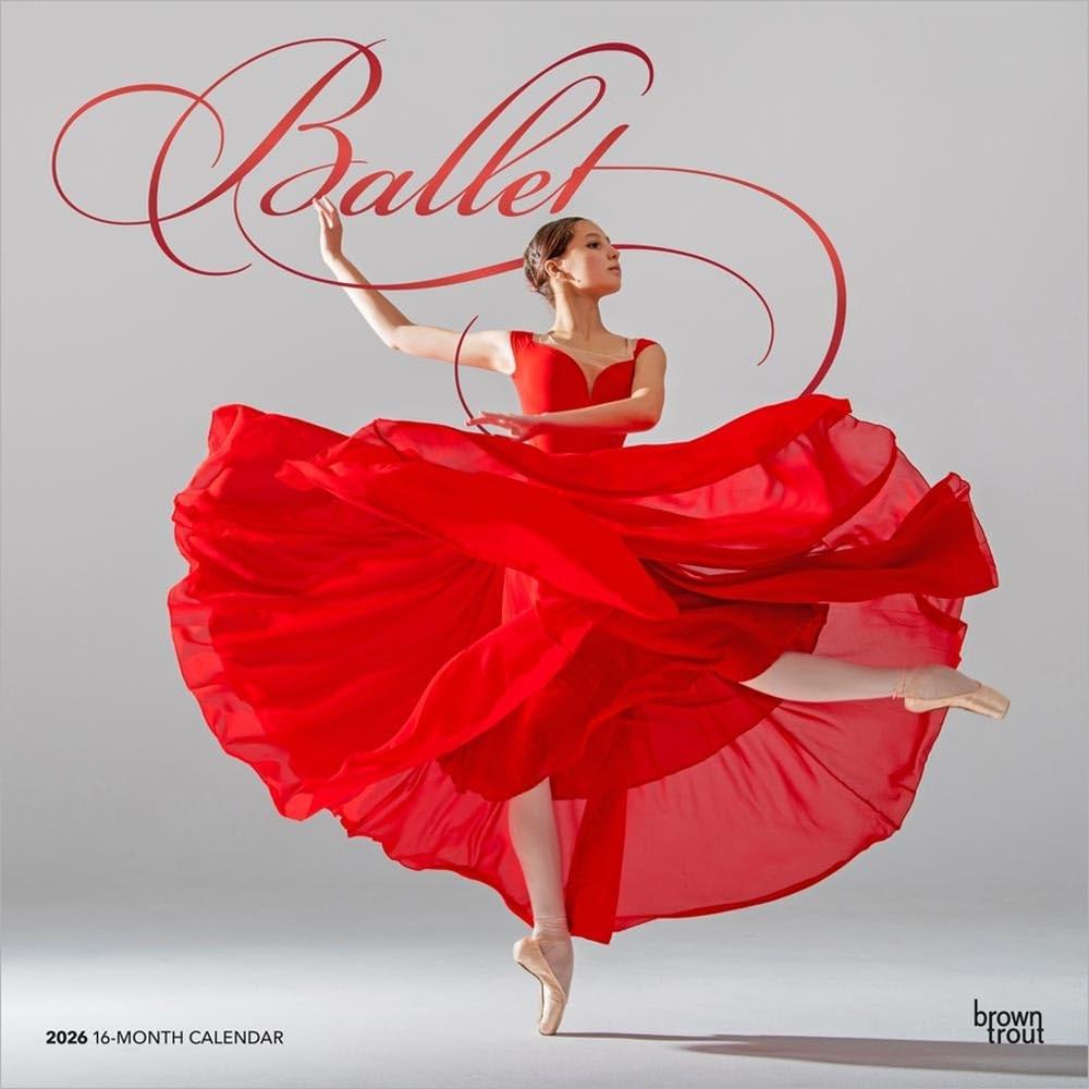 Calendario: Ballet 2026 Square Flap Foil