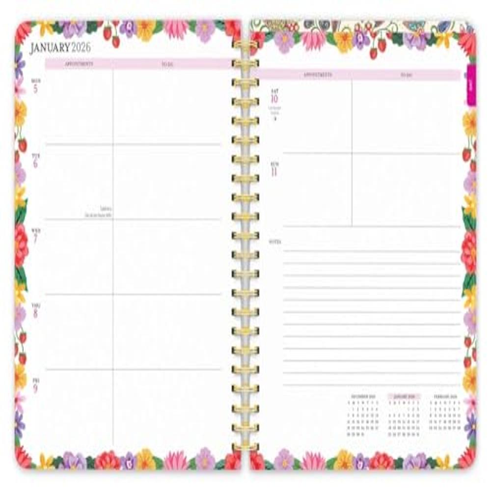 Agenda: Bonnie Marcus 2026 Desk Planner Foil
