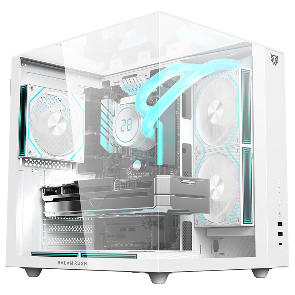 Gabinete Gamer BALAM RUSH TANK MAJESTIC 6600 ATX Media Torre 3 Fan ...