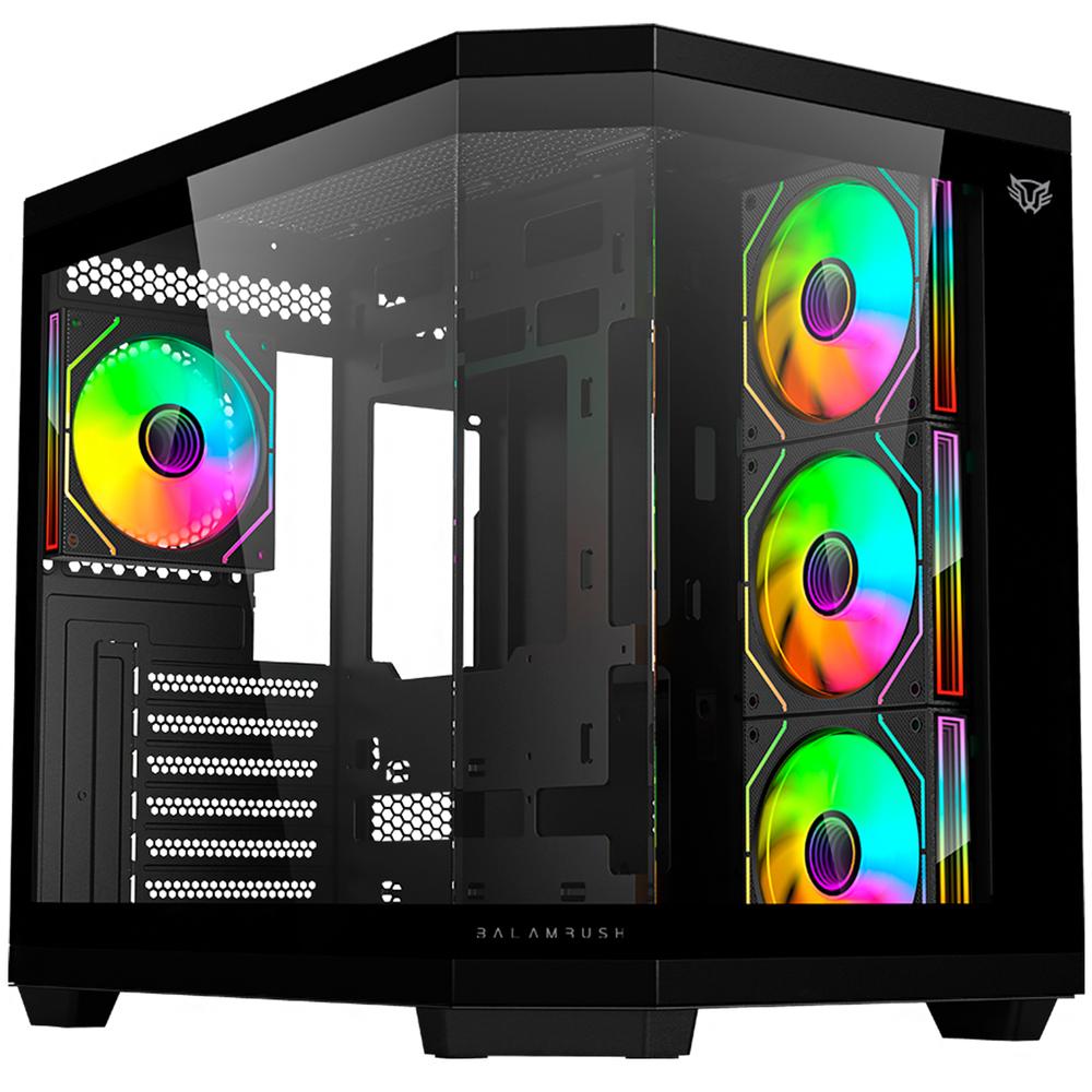 Gabinete Gamer BALAM RUSH TANK MASTER 9600 TB ATX Media Torre 4 Fan ...
