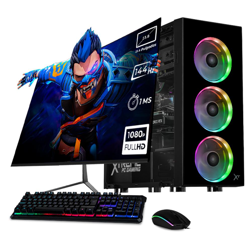 Xtreme PC Gaming Geforce RTX 3050 AMD Ryzen 5 5500 16GB SSD 1TB Monitor ...