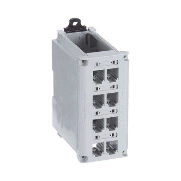 Panduit Panel de Parcheo Modular para Cobre, de Instalación en Riel DIN ...