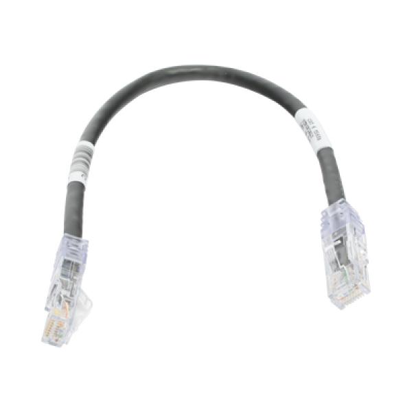 Panduit Cable de Parcheo TX6, UTP Cat6, 24 AWG, CM, Color Negro, 1ft